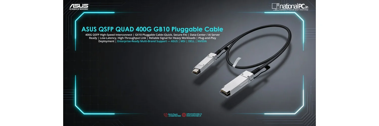 ASUS 400G QSFP GX10 Cable Review: 0.4m DAC Link