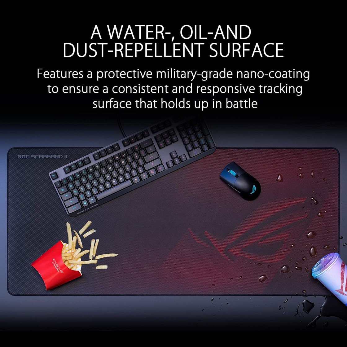 ASUS ROG Scabbard II Gaming Mouse Pad