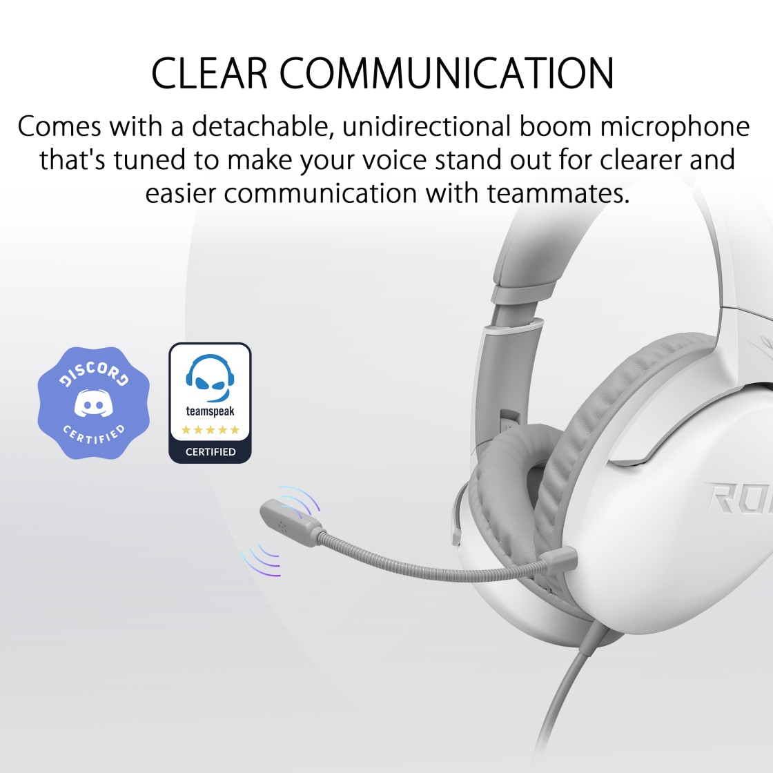 ASUS ROG Strix Go Core Moonlight White gaming headset