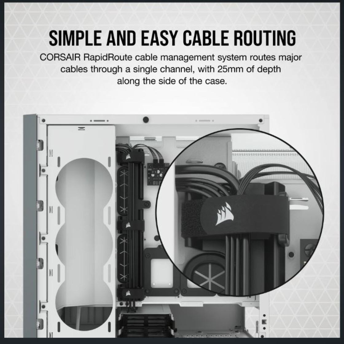 Corsair 5000D Tempered Glass Mid-Tower ATX PC Case — White
