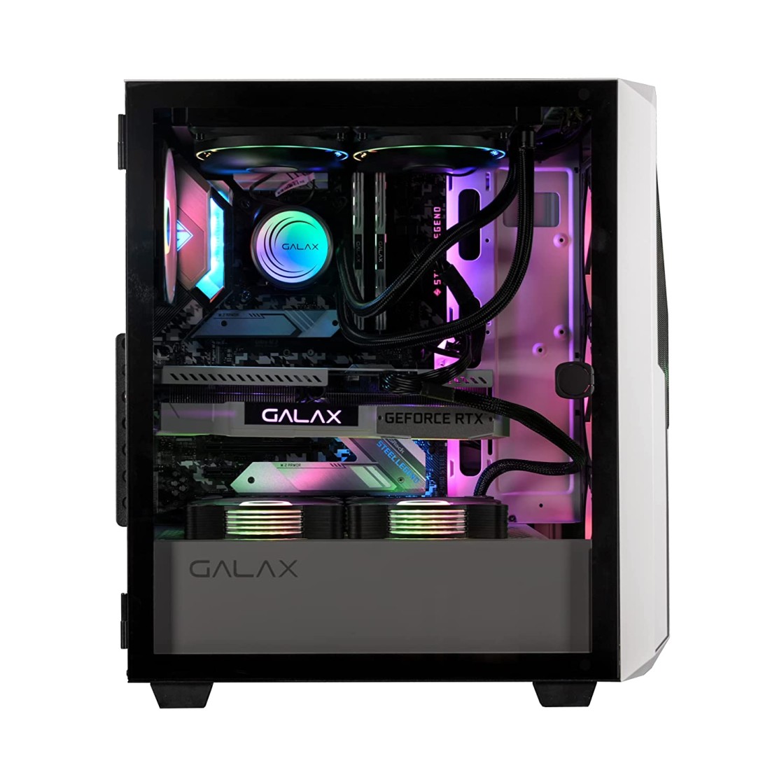 GALAX Revolution-01 White Mid Tower Gaming Case