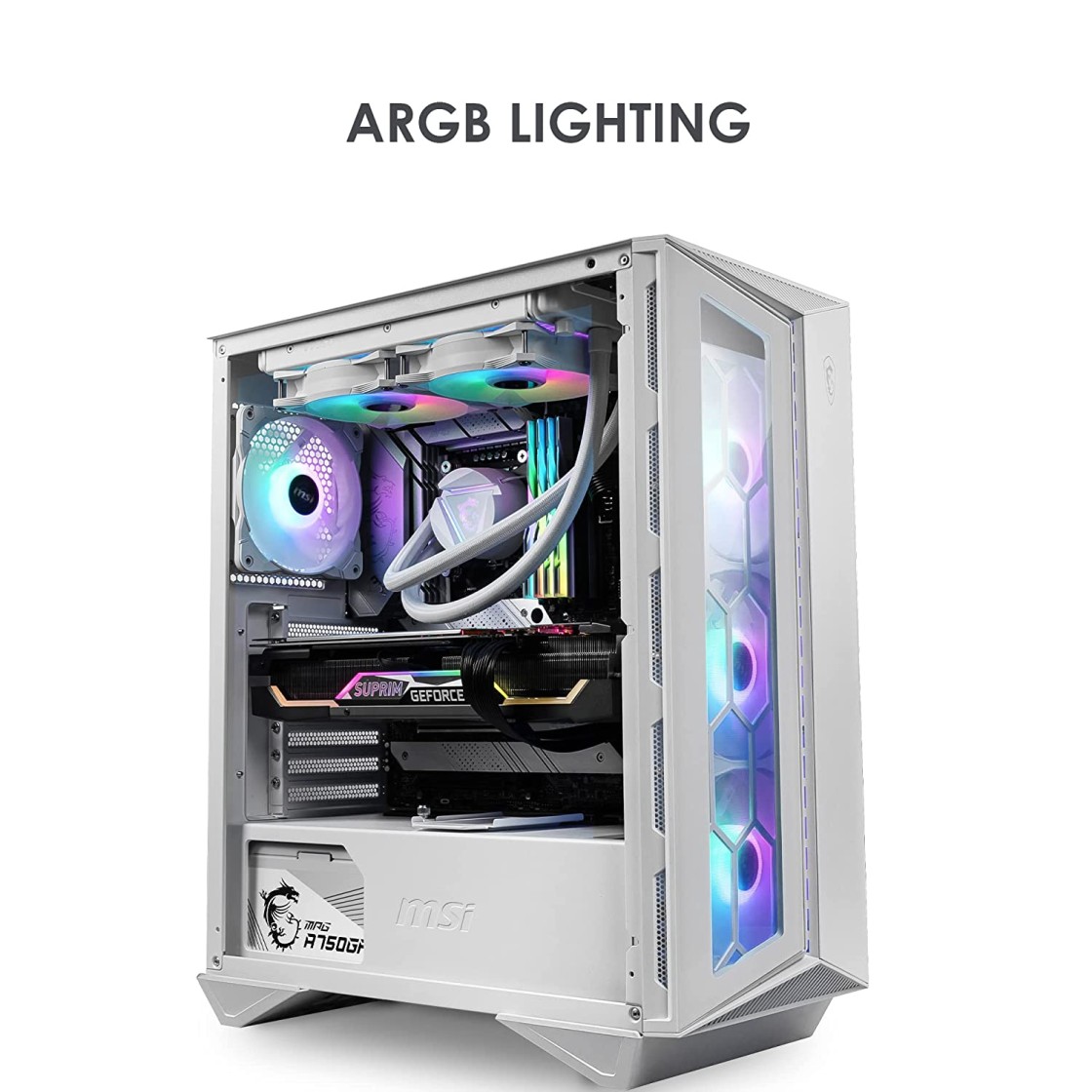 Msi MPG Gungnir 100R White Gaming Cabinet