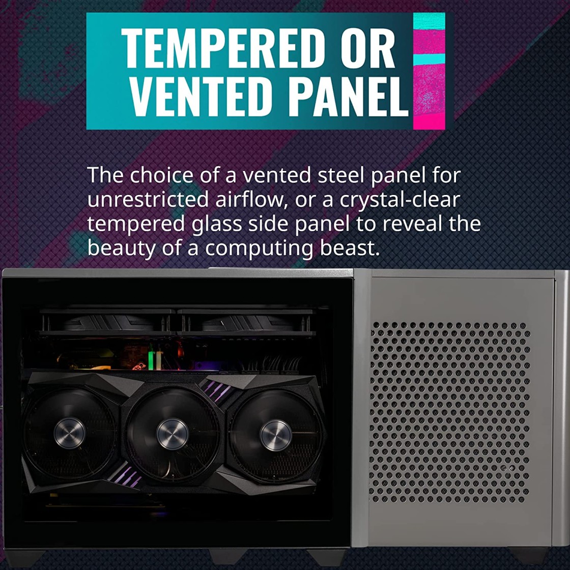 Cooler Master NR200P MAX Mini-ITX Cabinet with AIO and PSU