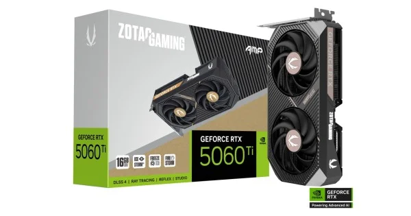 ZOTAC RTX 5060 Ti AMP 16GB GDDR7 Graphics Card