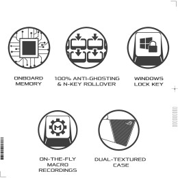 ASUS ROG Strix Scope NX TKL Moonlight White RED switches