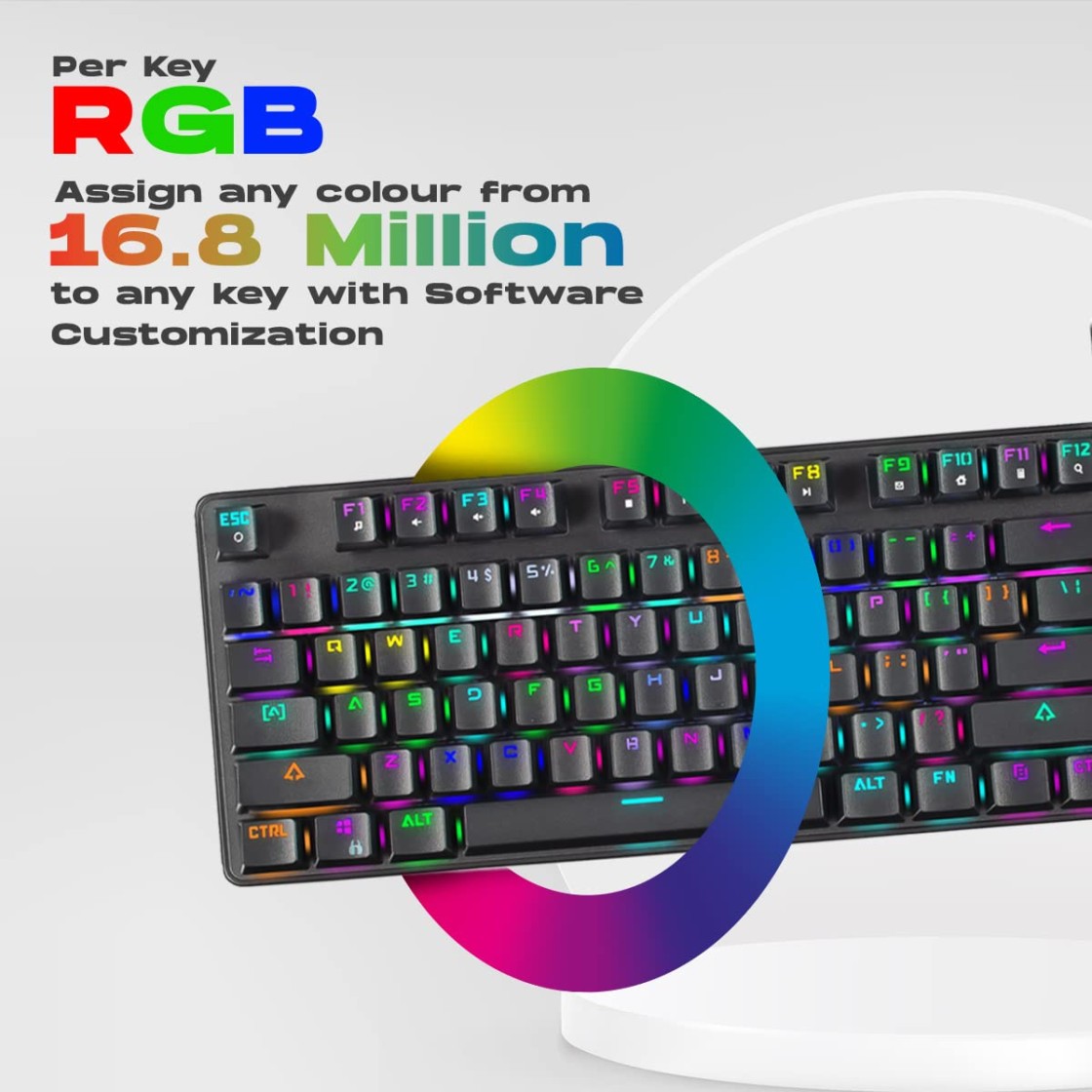 Cosmic Byte GK 18 Firefly RGB TKL Mechanical Keyboard