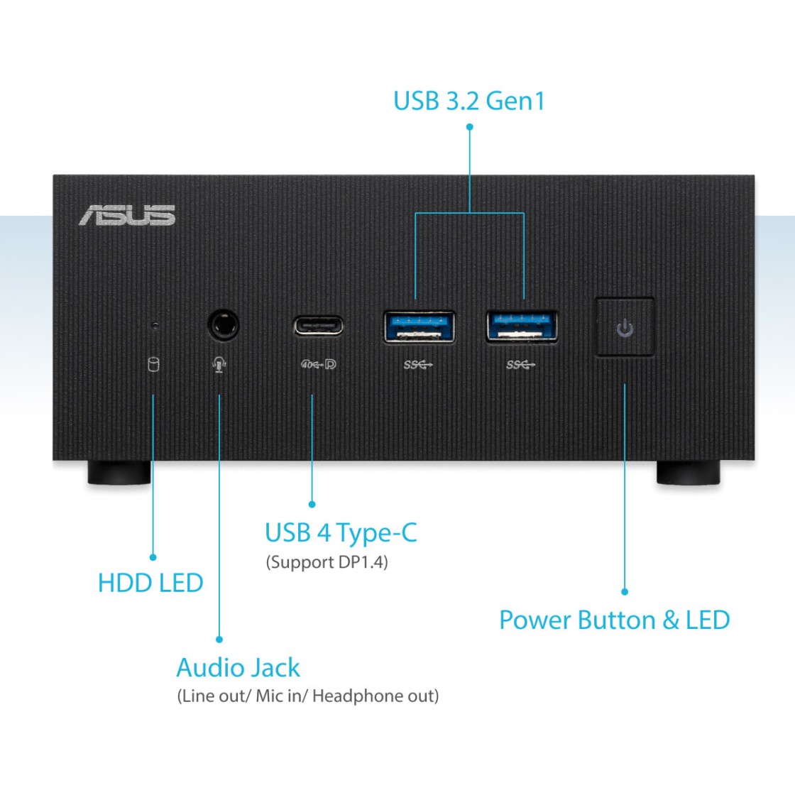 ASUS ExpertCenter Mini PC PN53 Ryzen 7 7735HS 32GB 512GB OS