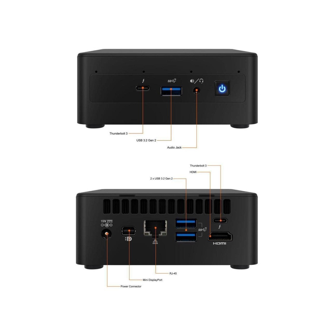 Intel NUC 11 NUC11PAHi50Z Barebone Mini PC Core i5-1135G7