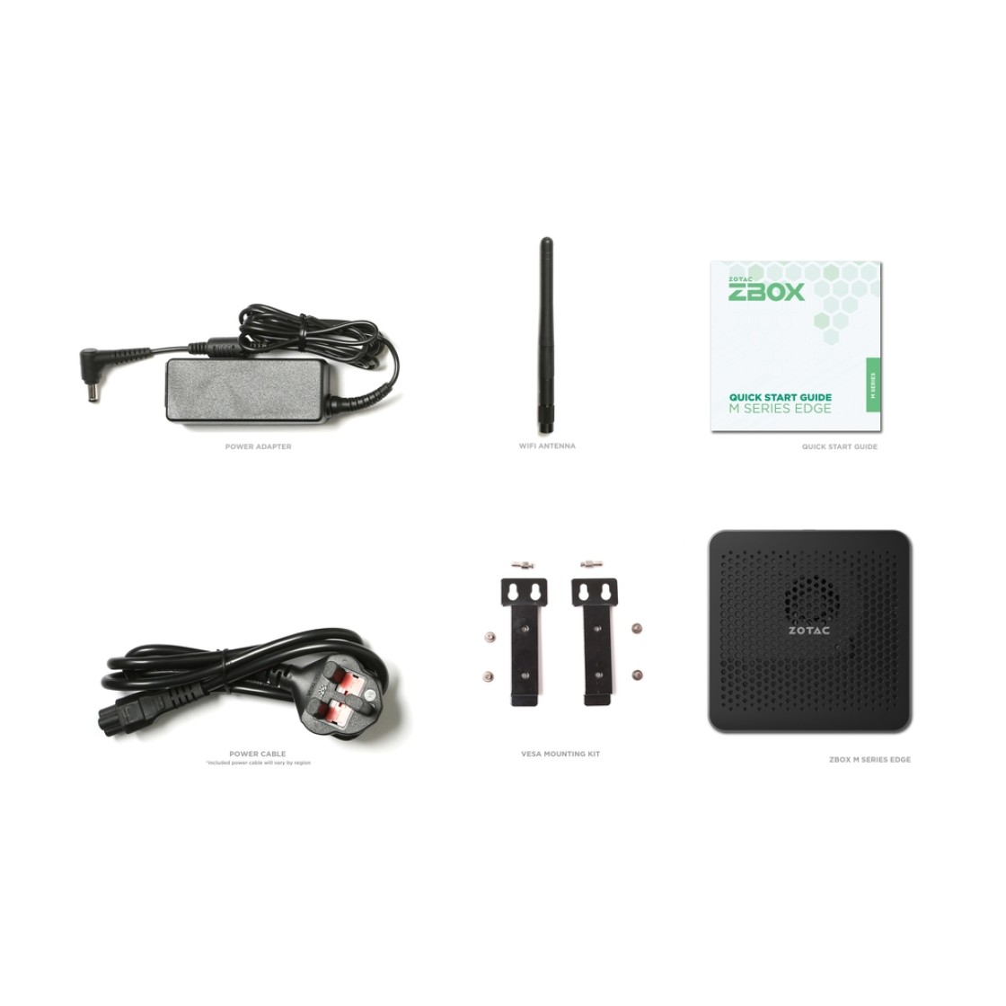 Zotac ZBOX Edge MI351 Mini Pc Intel N100 16GB 256GB Win11
