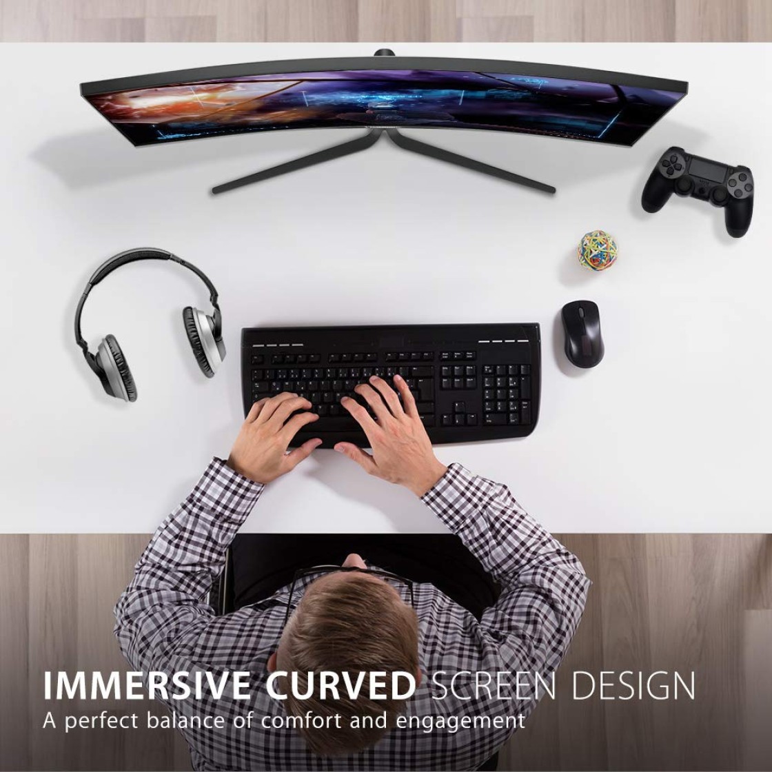 ViewSonic VX2458-C-MHD 24Inch Full HD Curved Gaming Monitor