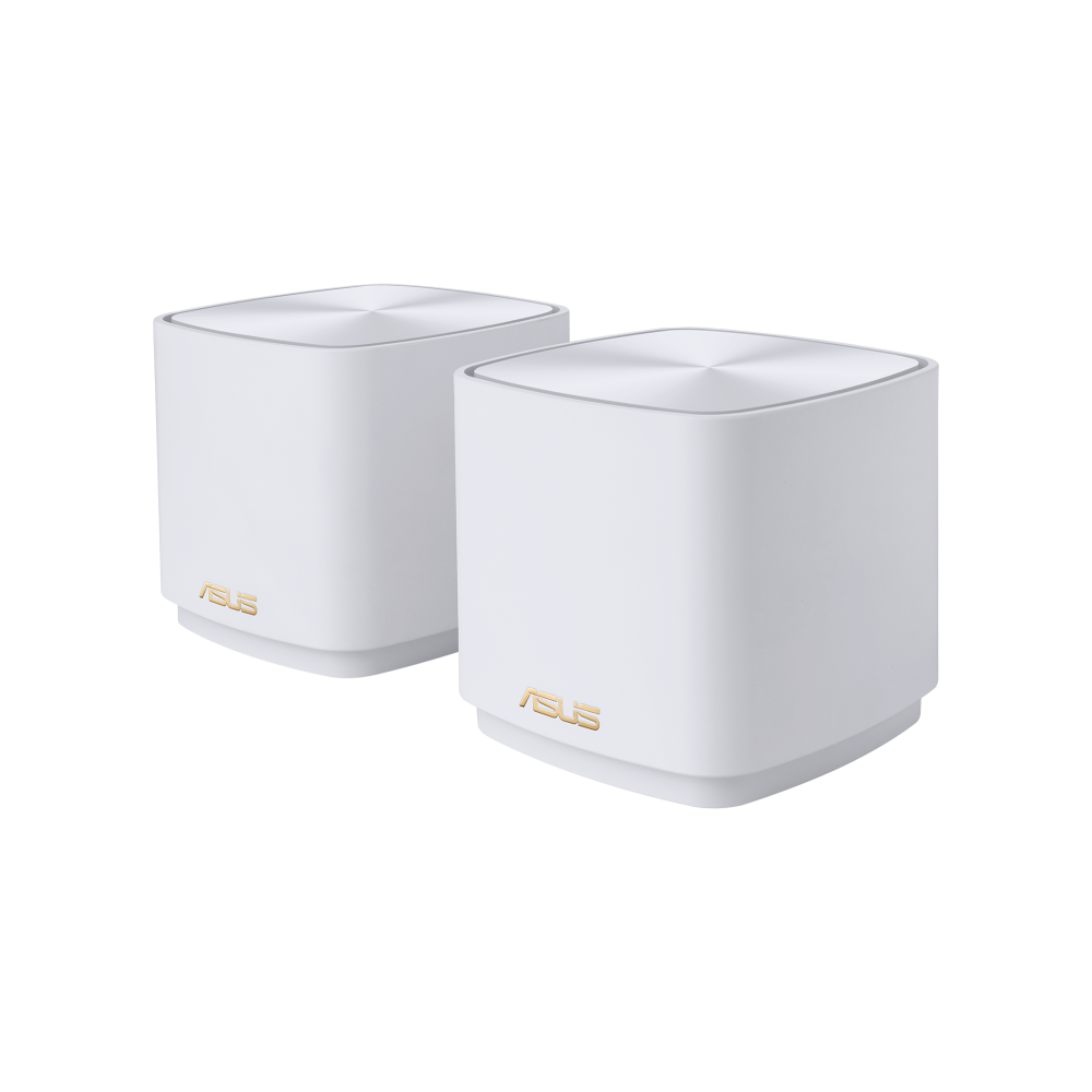 ASUS ZenWiFi AX Mini (XD4) AX1800 Router Dual Pack White
