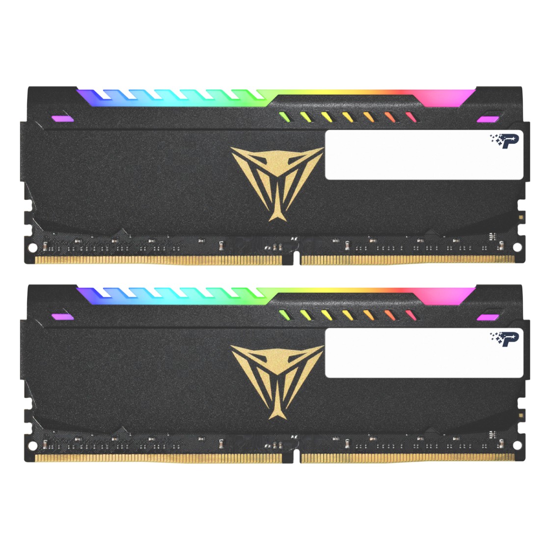 Patriot Viper Steel RGB 16GB (2 x 8GB) 3200MHz CL18 UDIMM Black