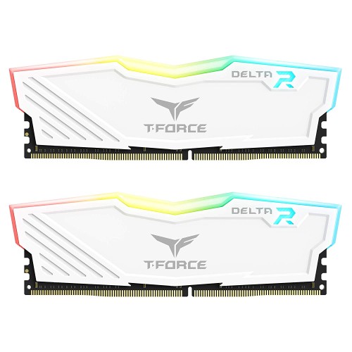 TEAMGROUP T-Force Delta RGB DDR4 16GB (8x2) White