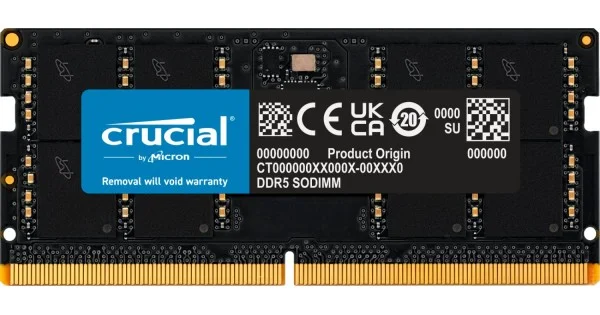 Crucial 96GB DDR5 5600Mhz SO-DIMM Laptop Memory