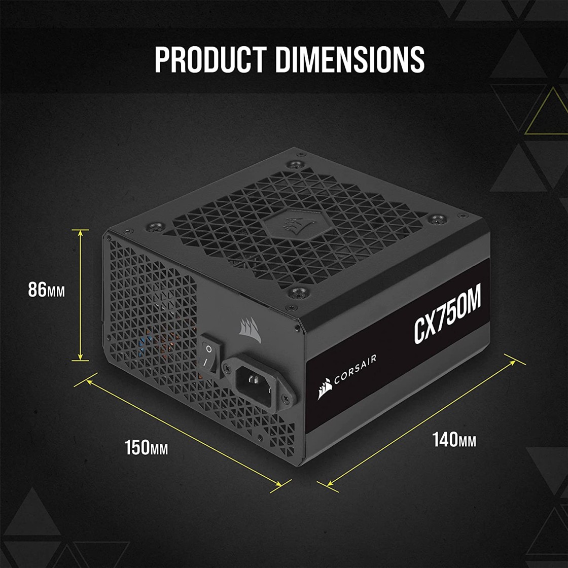 CORSAIR SMPS CX-M SERIES CX750M