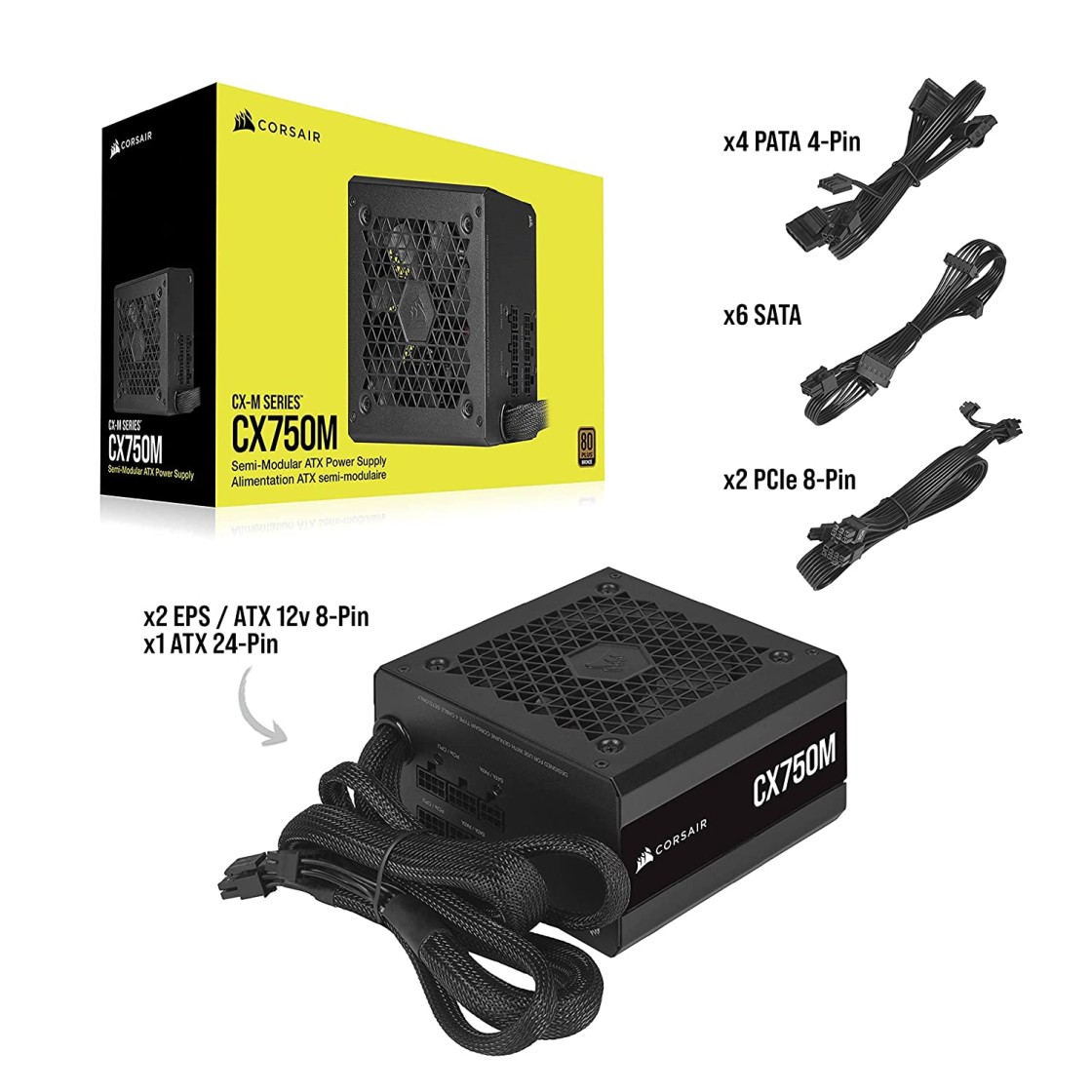 CORSAIR SMPS CX-M SERIES CX750M