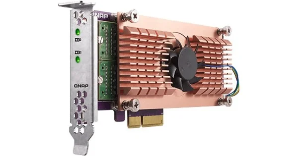 Qnap QM2-2P-244A Dual M.2 PCIe SSD Expansion Card